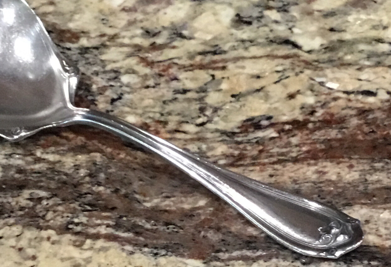 WM A ROGERS ABINGTON SXR 1910 SERVING SPOON EX NO MONO NO PITTING 8 3/4 ...