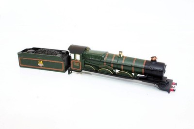 WRENN W2222 B.R.GREEN 4-6-0 DEVIZES CASTLE BODY & TENDER BODY REPAINT ...
