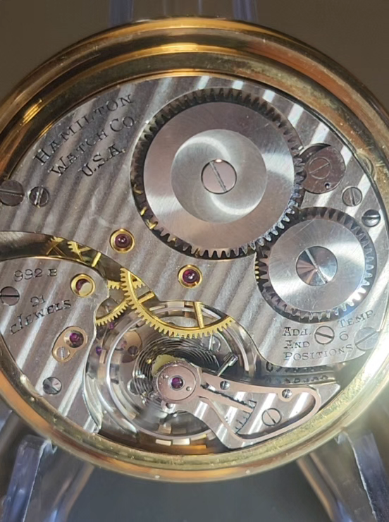 HAMILTON, RAILROAD 992B,MODEL 5,16S, 21J, 10KGF,LEVER SET,NEAR MINT! | eBay