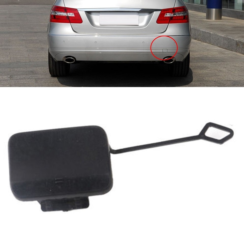 Bumper Cap W212 Tow Hook Cover ABS Plastic Easy Installation Quick ...