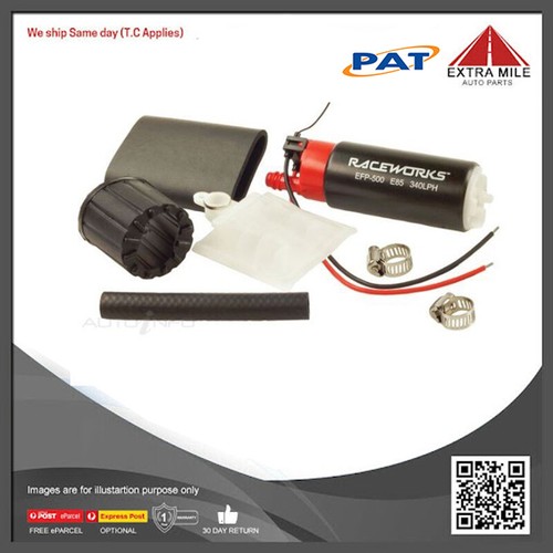 PAT Electronic Fuel Pump (High Pressure 340Lph 3Bar E85 Safe) - EFP-500 ...