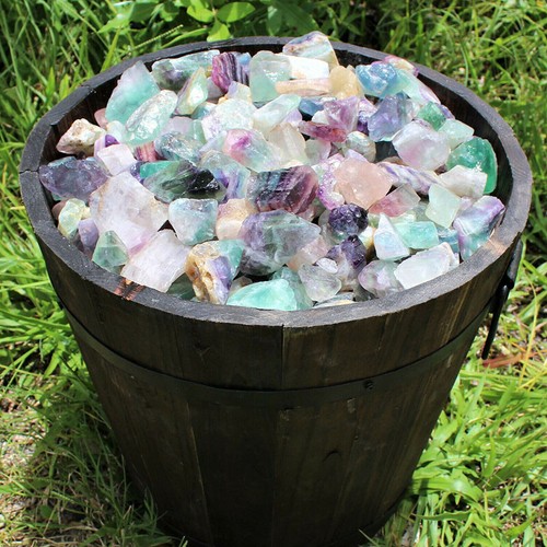Bulk 500 Carat Lot Natural Rough Fluorite Raw Crystal Rock 100 Grams ...