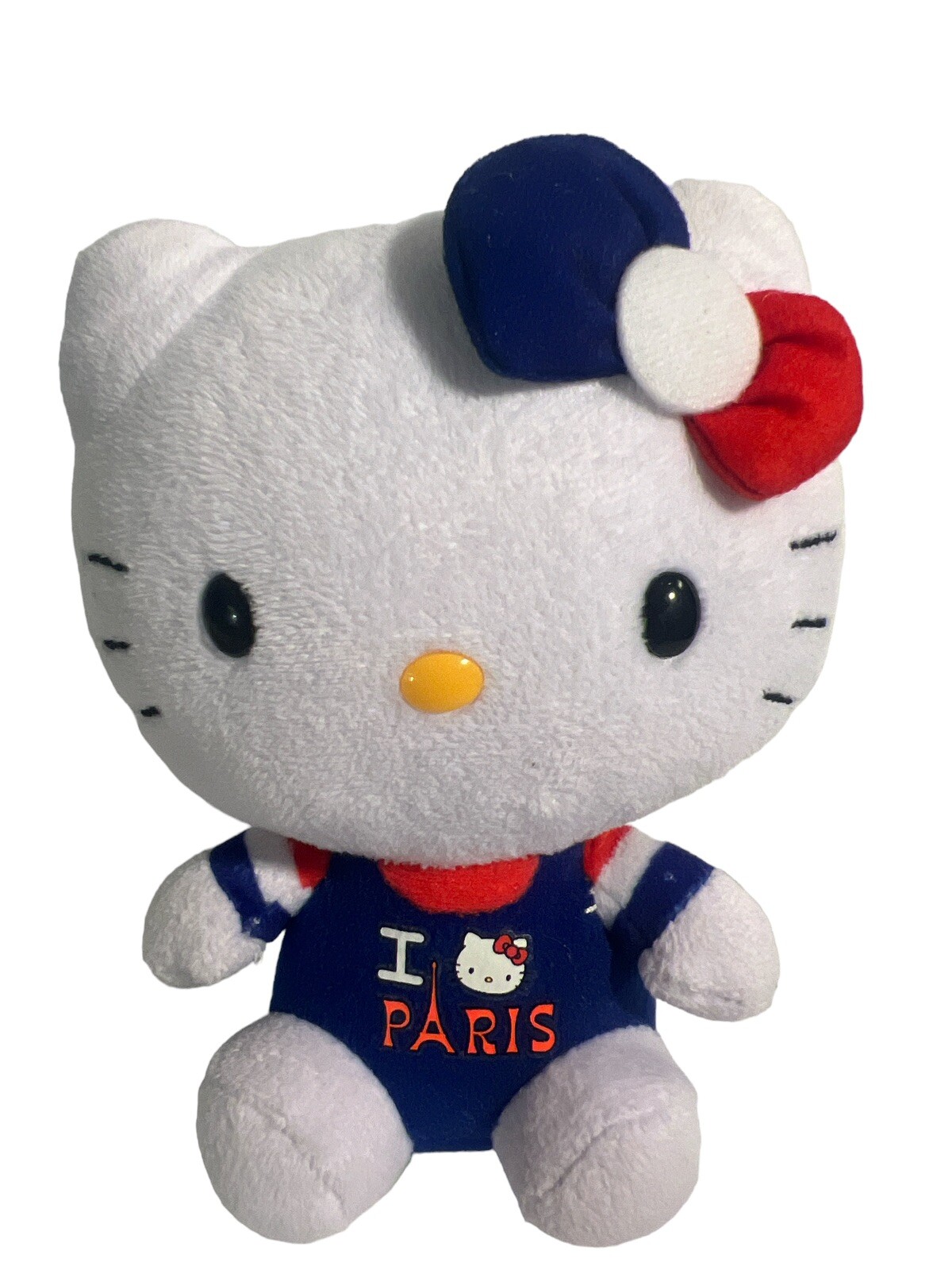 TY Hello Kitty Sanrio I Love Paris France Red White & Blue Plush | eBay