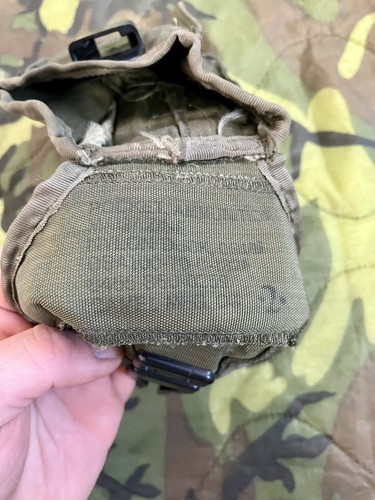 US Navy Army M14 Ammo Rifle Pouch w Alice Clips OD NYLON VGC Nylon M67 ...