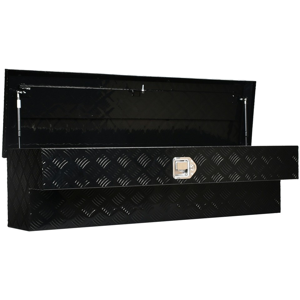 Aluminum 48"x13"x13" Black Side Tool Box Truck Pickup Trailer Storage ...