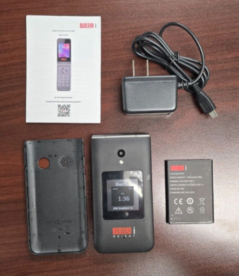 Atel R3Di 4G-LTE Basic Flip-Phone UNLOCKED T-Mobile Metro Qlink ...