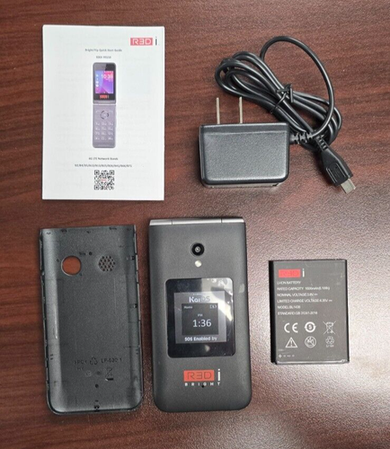 Atel R3Di 4G-LTE Basic Flip-Phone UNLOCKED T-Mobile Metro Qlink ...