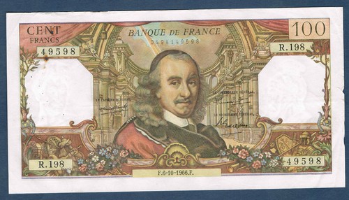 FRANCE - 100 FRANCS CORNEILLE Fay n° 65. 15 du 6-10-1966. en TTB R.198 49598 | eBay