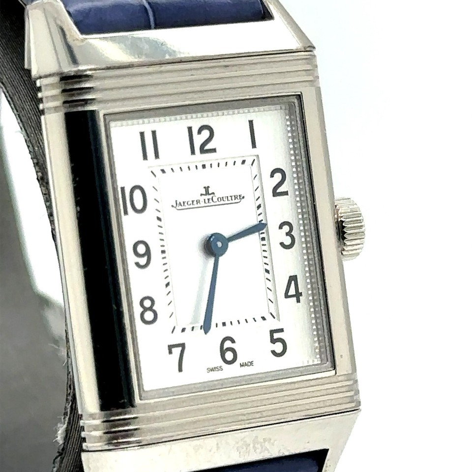JAEGER LECOULTRE Reverso Quartz Silver Dial Ladies, Q2618540, | eBay