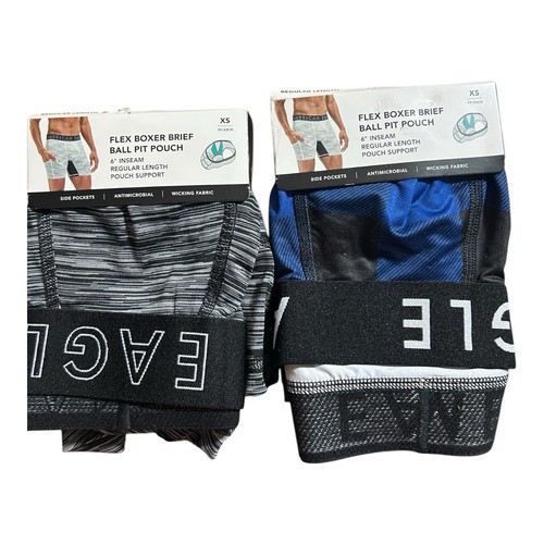American Eagle XS Men's Flex 2Boxer Brief Ball Pit Pouch 6 Inseam ...