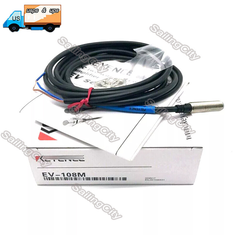 For KEYENCE EV-108M EV108M Amplifier Proximity Sensor Switch 8 mm 2 ...