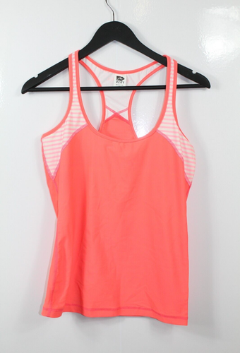 Rusty Women's Swim Rashie Racerback Singlet Top, Pink & White, Size 14 ...