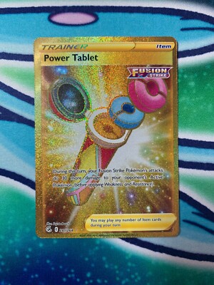 Power Tablet 281/264 Gold Secret Rare Fusion Strike Pokemon TCG NM | eBay