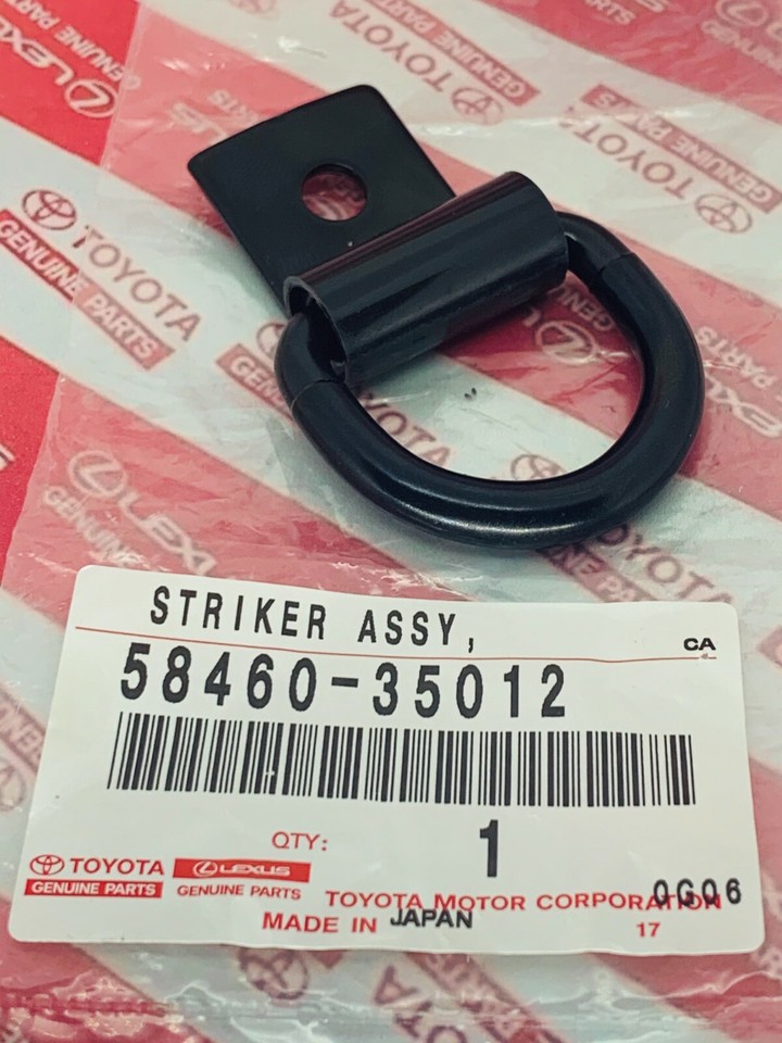 GENUINE OEM TOYOTA STRIKER ASSY LUGGAGE HOLD BELT CARGO AREA D-RING ...