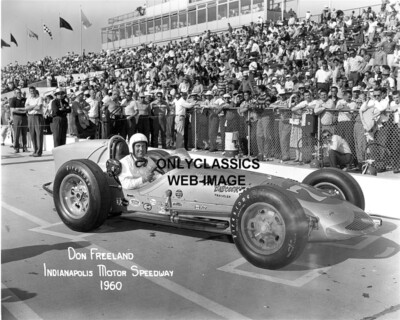 1960 INDY 500 DON FREELAND OFFY RACER AUTO RACING PHOTO INDIANAPOLIS ...