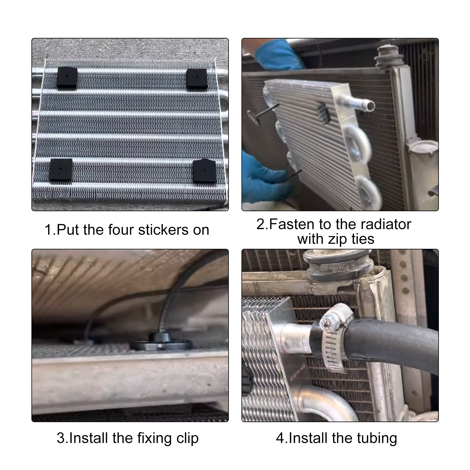 CVT Transmission Oil Cooler + 4 Row Remote Oil Cooler kit Fits Nissan ...