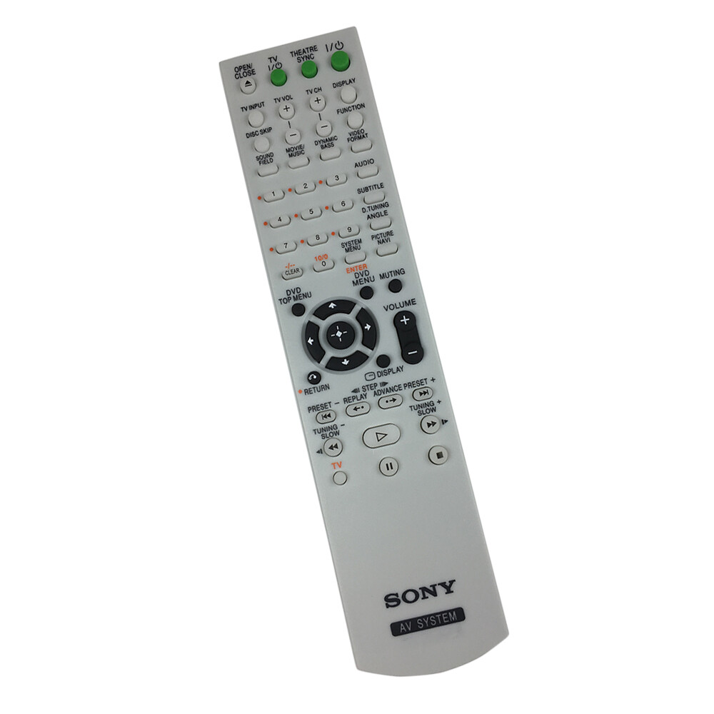 Remote Control For Sony HCD-DX255 HCD-HDX267W DAV-HDX267W DAV-DZ110 AV ...