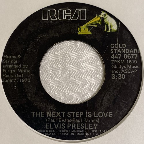 Elvis 45 Next Step is Love / I've Lost You RCA NEW reissue unplayed | eBay