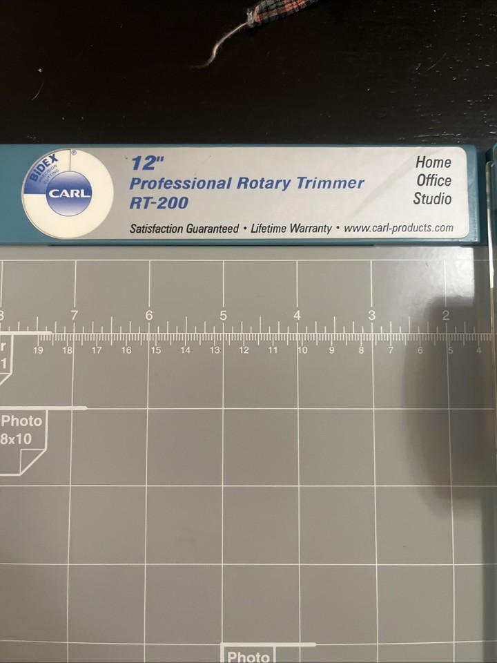 CARL RT-200 12" Photo Paper Plastic A4 Professional Rotary Trimmer ...