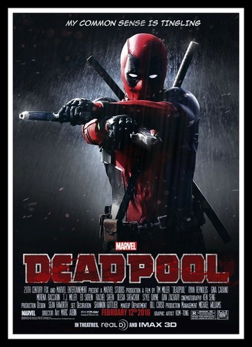 Deadpool My Common Sense is Tingling Movie Poster Print & Unframed ...