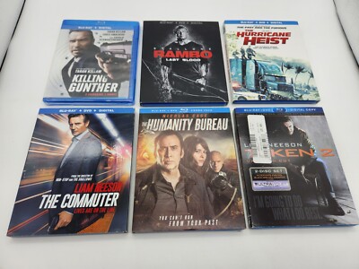 Lot of 6 Action Blu Ray Bundle W/ New Sealed | eBay