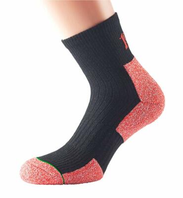 1000 Mile Men's Ultra Performance Sock Cupron Black/Orange, Medium 6-8. ...