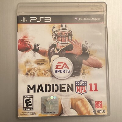 Madden NFL 11 for PlayStation 3 PS3 Complete, Tested, Fast Shipping CIB ...
