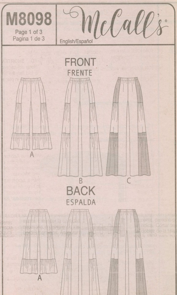 NO ENVELOPE McCall's & Simplicity Sewing PATTERNS WITHOUT PACKAGING | eBay