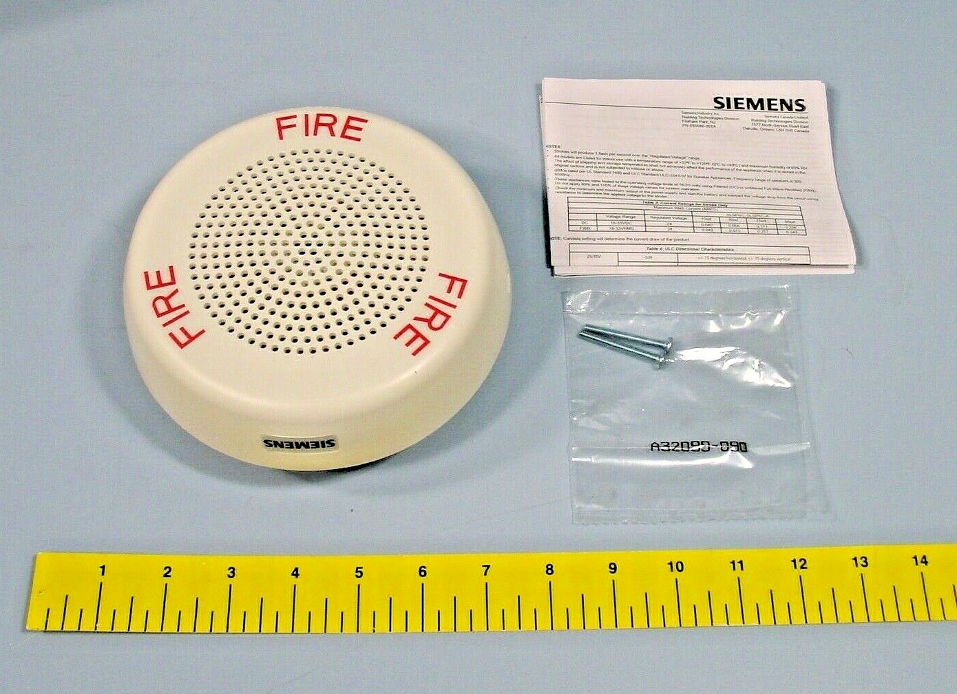 *Siemens S54329-F41-A1 Fire Alarm 75dBA | eBay