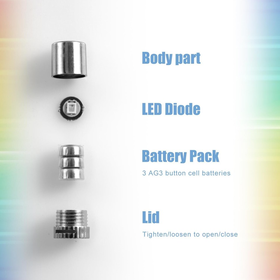 20 pcs Miniature Led Lights,Tiny Lights for Hand Craft/DIY Battery ...