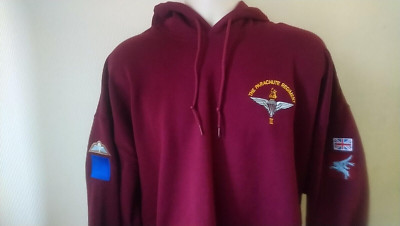 PARACHUTE REGIMENT UNITS DZ FLASH/PEGASUS HOODIE | eBay UK