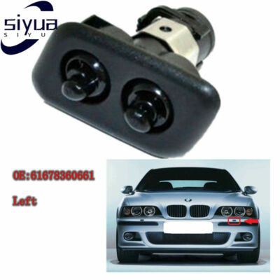 61678360661 Left Headlight Washer Nozzles For BMW E39 525i 528i 530i ...