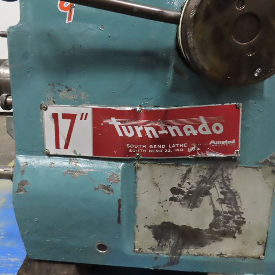 South Bend Lathe Turn-nado 17" Engine Lathe Headstock Gearbox & Chuck ...