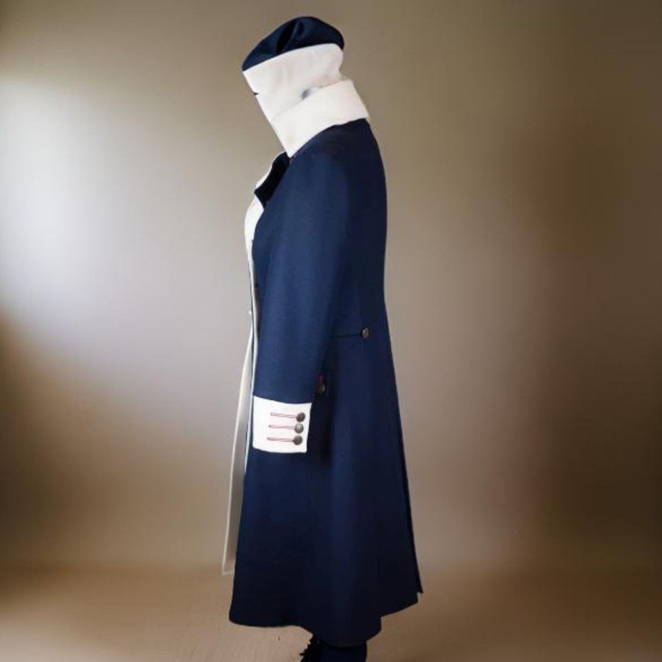 Men's Regency and Military Caped Greatcoat, French infantry wool ...