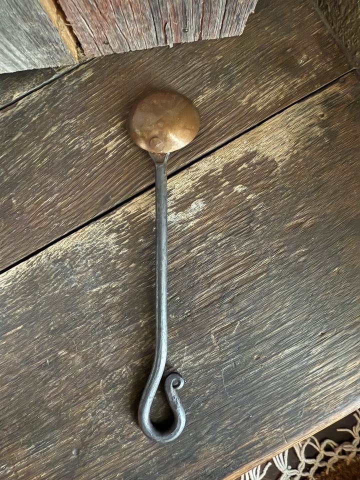 Copper & Steel Coffee Tea Sugar Scoop Spoon by Wicks Forge Handmade in Maine | eBay