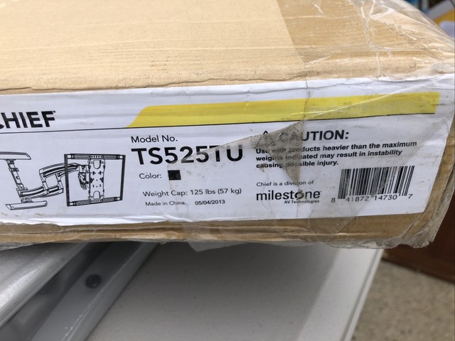 Chief Thinstall TS525TU Wall Mount for Flat Panel Display for sale ...