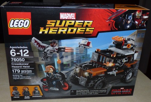 NEW Lego Super Heroes CROSSBONES HAZARD HEIST Set #76050 Marvel Sealed ...