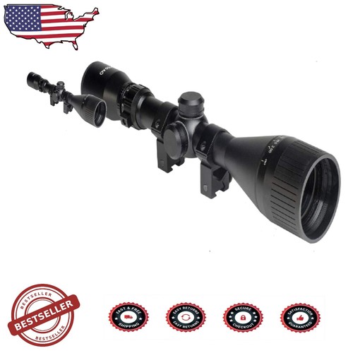 Adjustable Optima 3-12X50AO Scope with Mil-Dot Reticle for Enhanced ...
