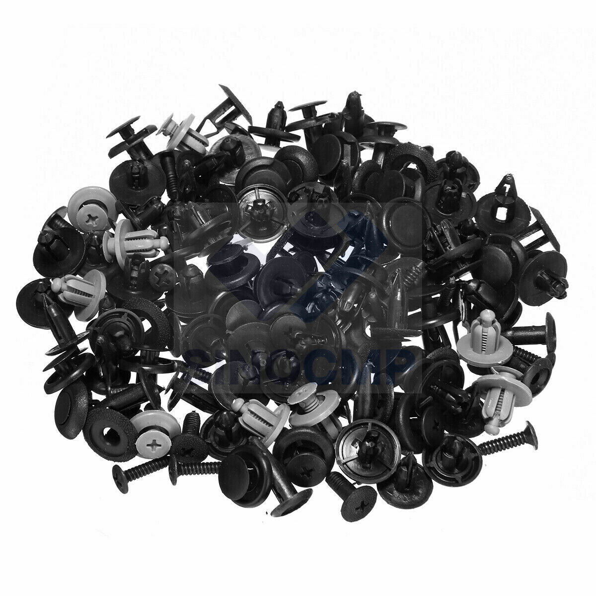 Trunk Screw Rivets Set Car Bumper Fender 100x For Auto Plastic Fastener ...