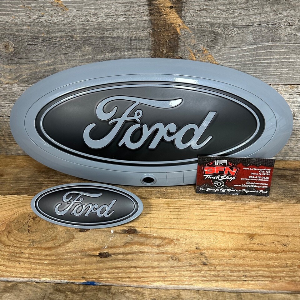 2023+ Ford F250 F350 F450 Superduty Custom Painted Front & Rear Emblem ...