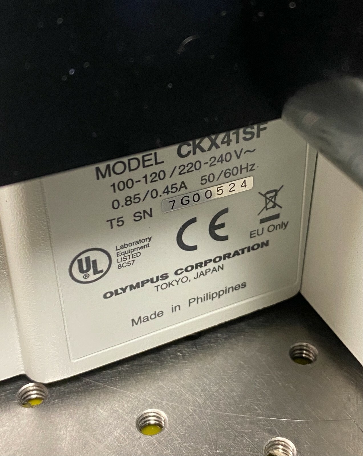 Olympus CKX41 Fluorescence Phase Contrast Inverted Microscope 5MP ...