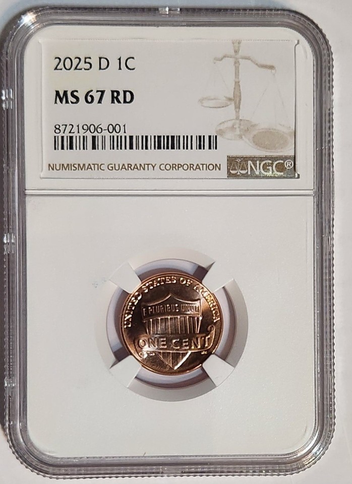 2025 P&D Lincoln Shield Cent 1C NGC MS68 & MS67 RD LAST PENNY | eBay