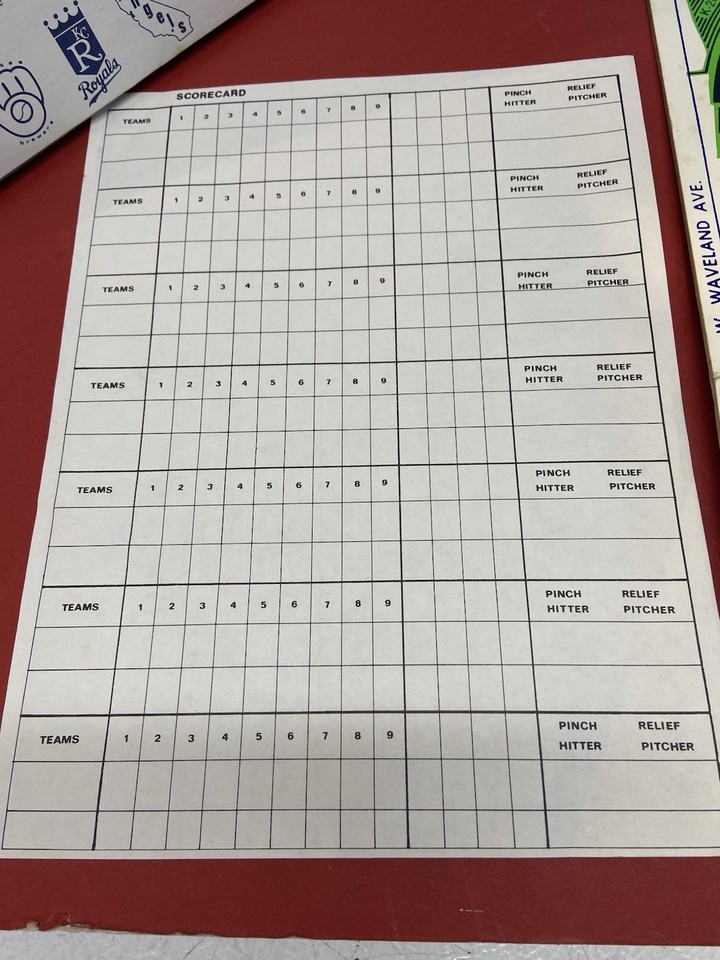 Vintage 1980 Chicago Cubs Baseball Challenge Board Game Wriggled Field ...