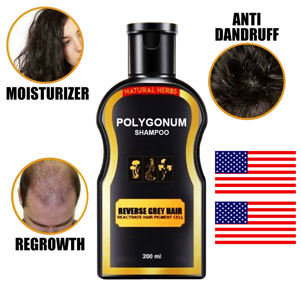 Natural Darkening Ginger Polygonum Multiflorum Hair Care Shampoo 200ml ...