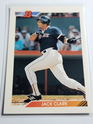 JACK CLARK 1992 Bowman #233. RED SOX | eBay