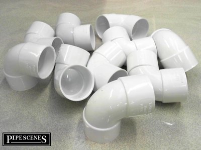 Waste Pipe Fittings Elbows for 40mm 43mm x 10 for Solvent Weld Waste ...