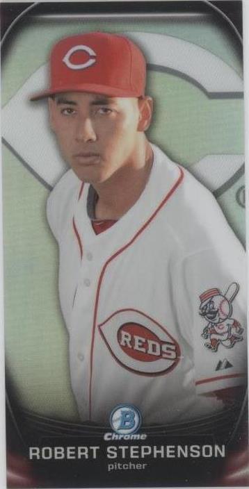 2015 Bowman Chrome - Prospect Profiles Mini Refractor Robert Stephenson ...