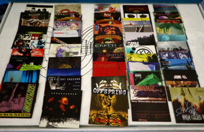 Huge Lot of 50 Vintage Music CD Artwork Inserts Liners Booklets ROCK ...