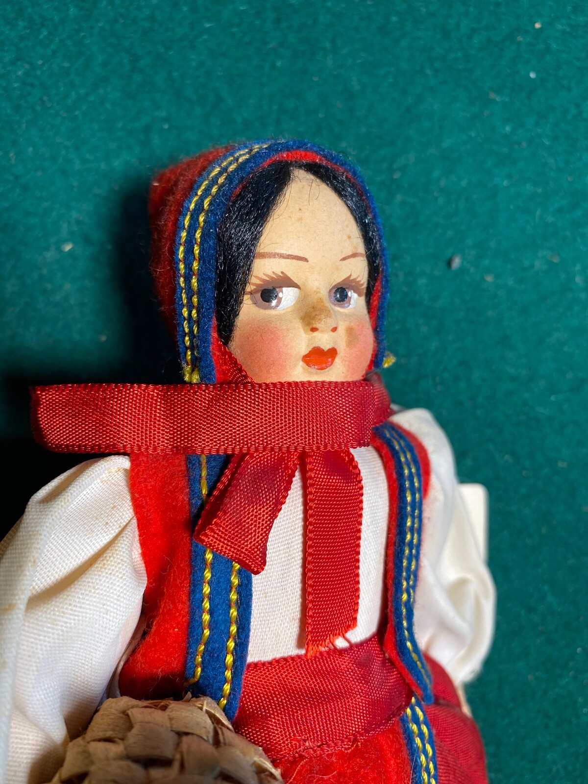 VINTAGE ITALIAN DOLL COLORFUL CLOTH & FELT 9" SARDEGNA Made in Italy | eBay