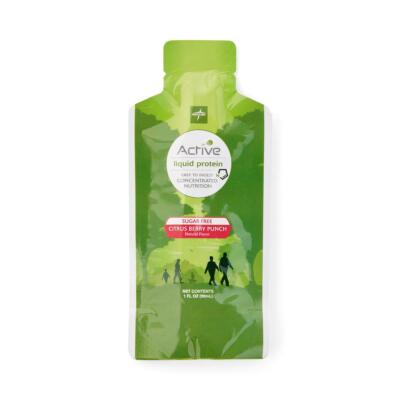 Active Liquid Protein, Sugar Free, Berry Flavor, 1-oz. Packets | eBay